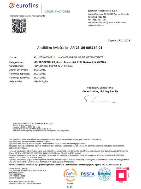 Magnezijev klorid heksahidrat 907g
